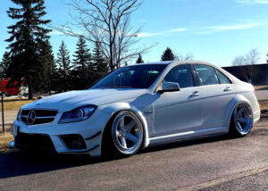 Mercedes-Benz C63 AMG has been extensively modified and looks great ...