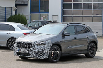 2023 Mercedes-AMG GLA 45 Facelift With Smaller Than Usual Wheels ...