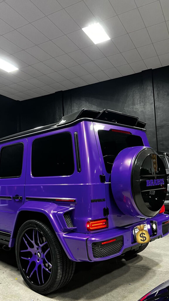 Mercedes-AMG G 63 Brabus Purple Moneybagg Yo | Mercedes-Benz Worldwide