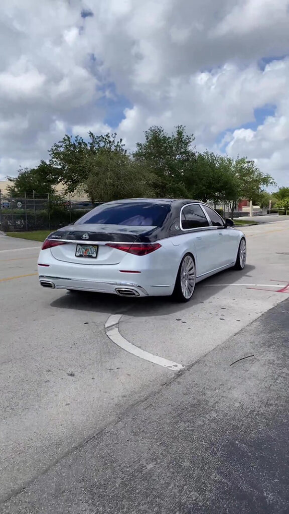 Mercedes-Maybach S 580 Polished Clear AGLuxury AGL77 Monoblock Forged ...