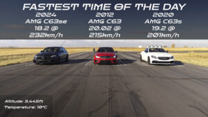 Mercedes-AMG C 63 Family New & Old Drag Race | Mercedes-Benz Worldwide